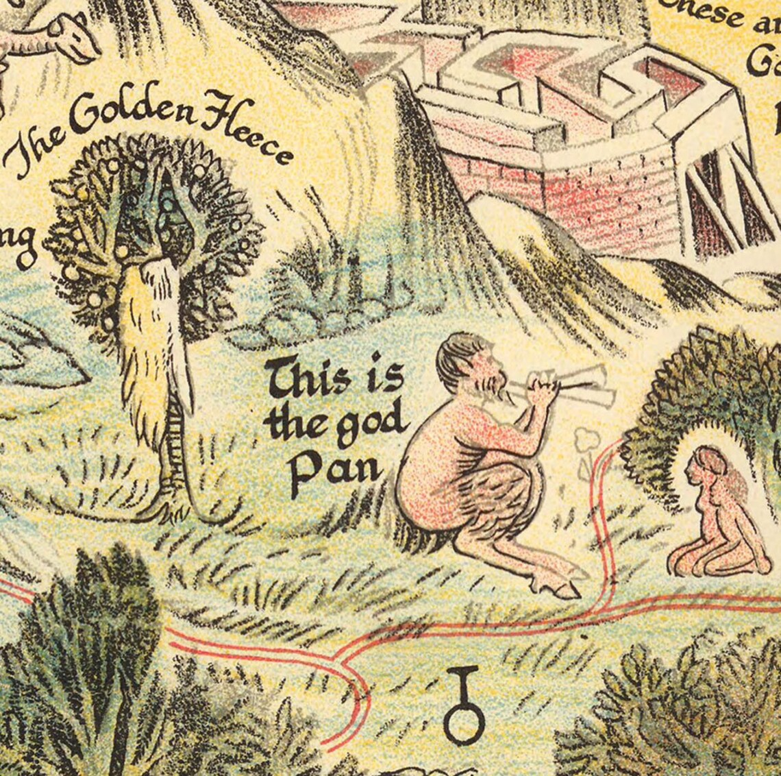 Fairy Land Map - Old Map Reprint Fairyland Mythology Tales Children's ...