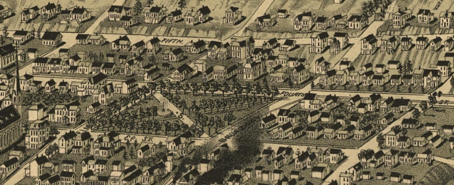 Fort Madison Iowa 1889 Birds Eye View Reprint - Etsy