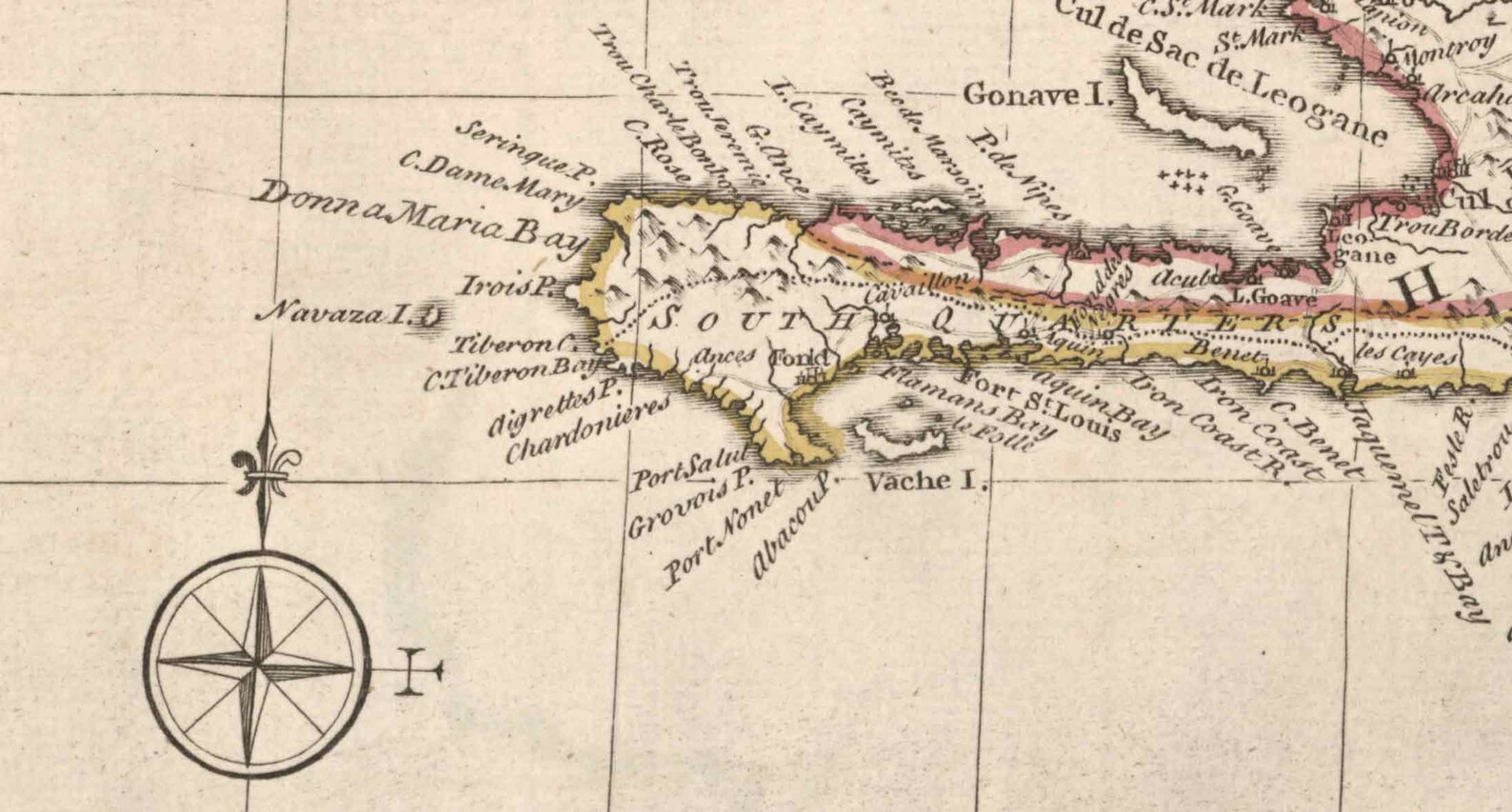 Cuba-hispaniola-puerto Rico 1752 Dominican Republican Haiti - Etsy