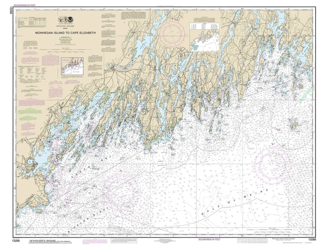 Monhegan Island to Cape Elizabeth - 2014 Maine Brunswick Casco Bay ...