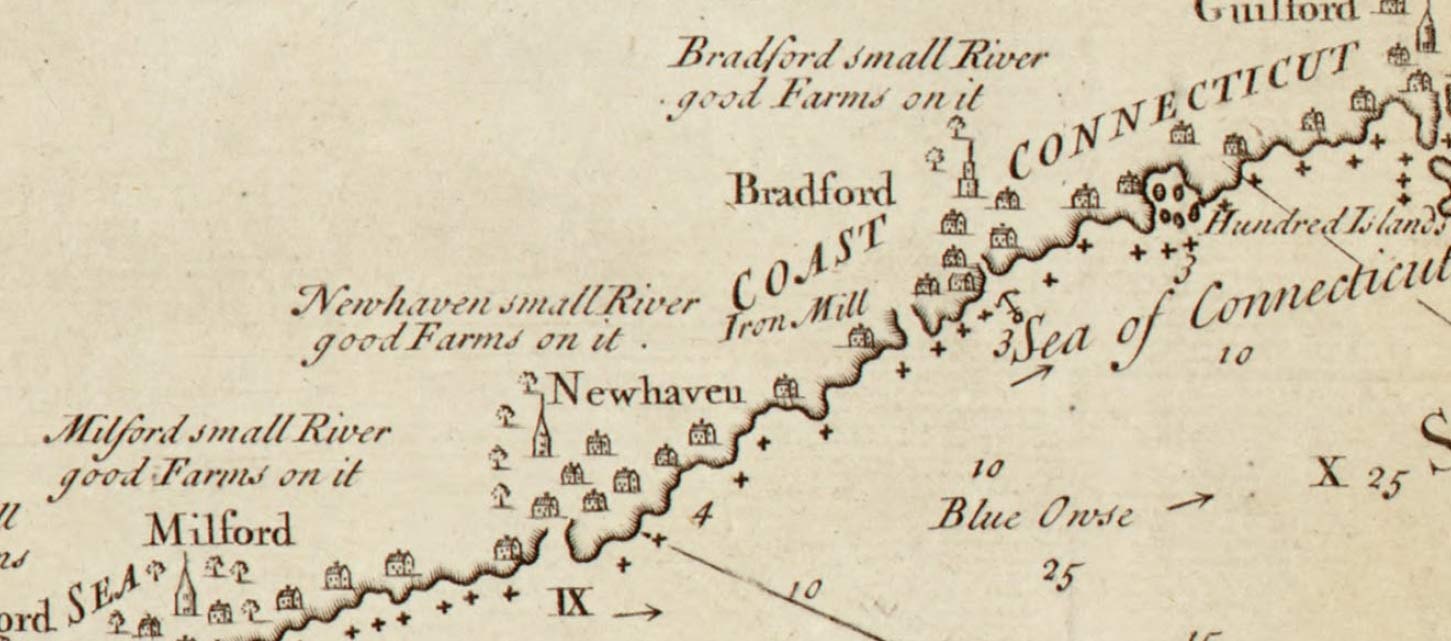 Long Island 1734 Map New York With Delightful Notes | Etsy