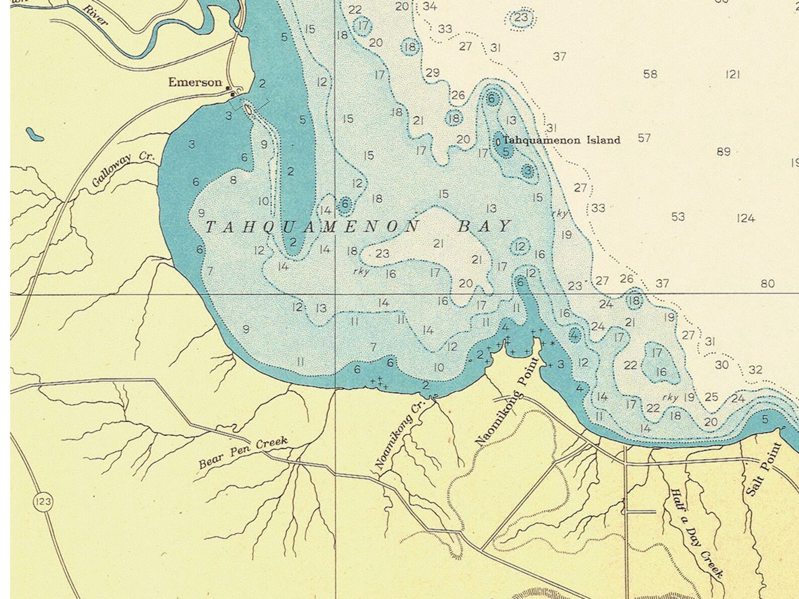 St Mary's River to Au Sable Point, Mich. & to Montreal Shoal, Ontario ...