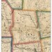 Branchburg 1850 Old Town Map With Homeowner Names Somerset County New ...
