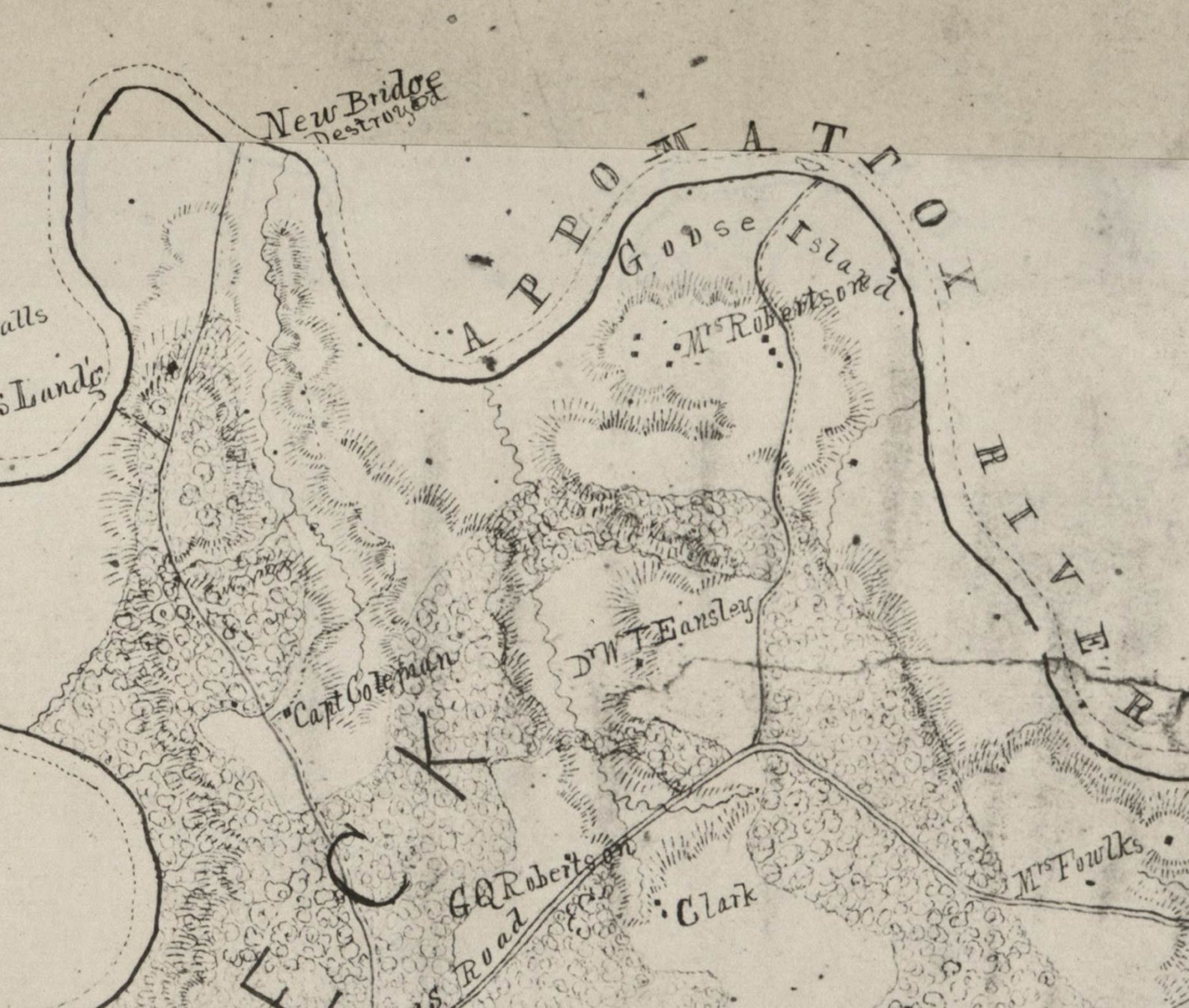 Amelia County Virginia 1860x Old Wall Map With Homeowner - Etsy