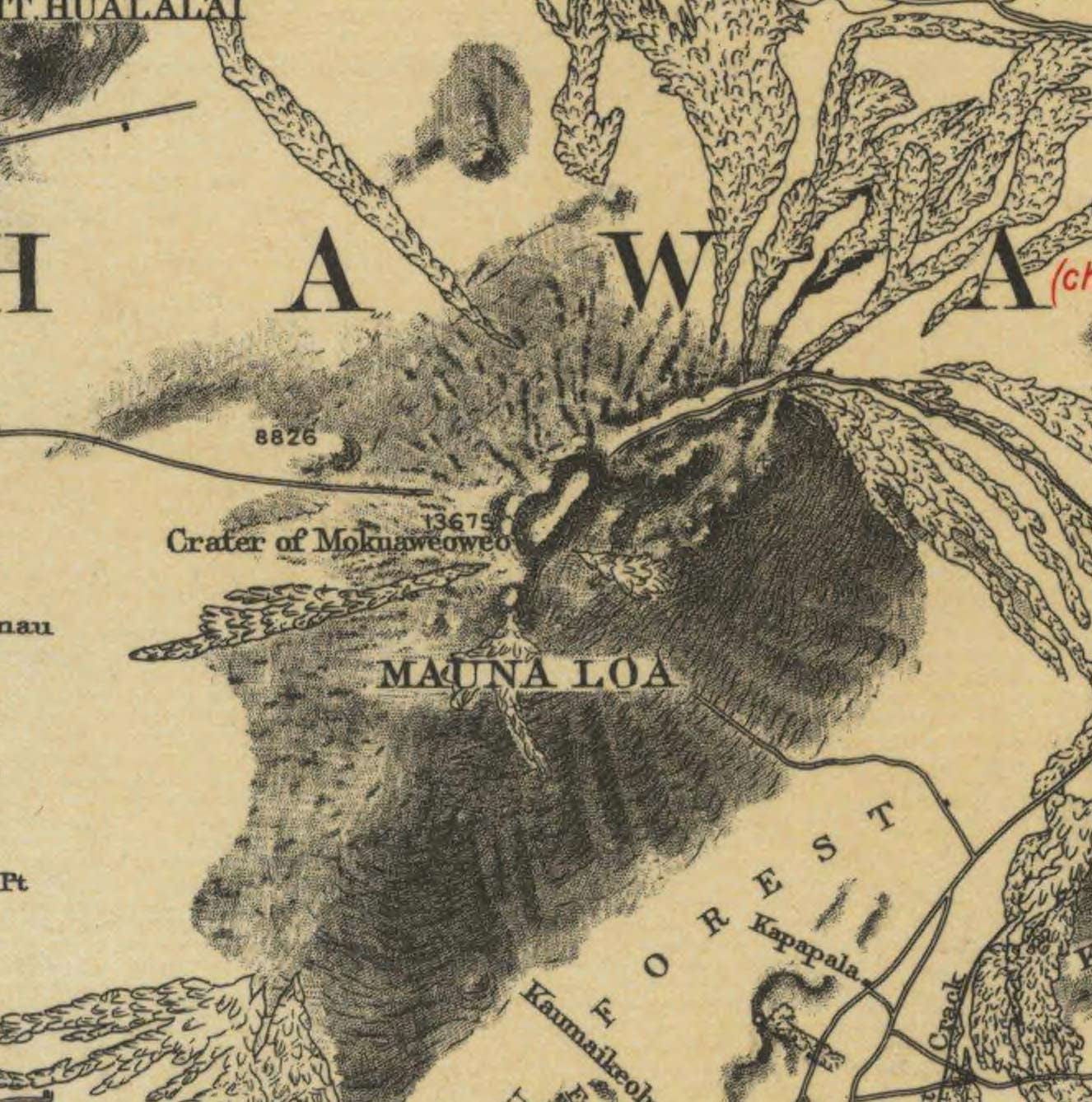 Hawaiian Islands 1933 Nautical Map PC Reprint Hawaii 4102 | Etsy