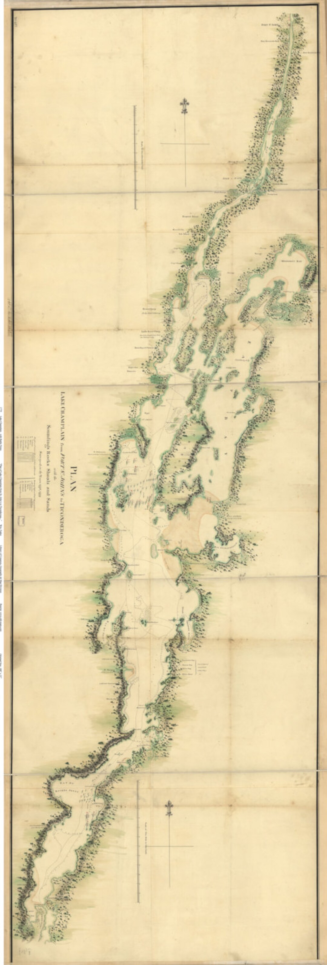 Lake Champlain 1779 Fort St John Map by Faden Reprint - Etsy