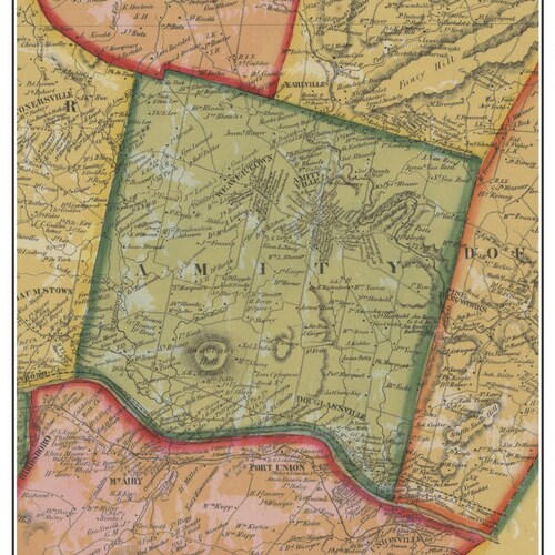 Adrian 1857 Old Town Map With Homeowner Names Michigan - Etsy