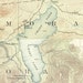 Chateaugay Lake and Chazy Lake 1900 USGS Old Topographic Map Lakes ...