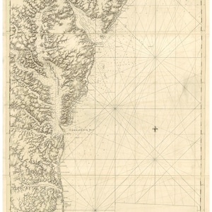 New York to North Carolina 1780 Map Revolutionary War Survey - Etsy