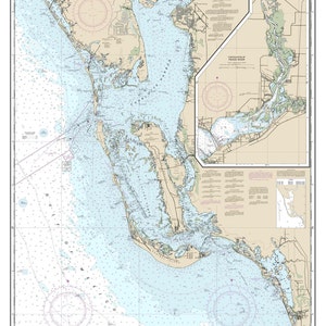 Estero Bay to Lemon Bay Including Charlotte Harbor- 2015 Nautical Map ...