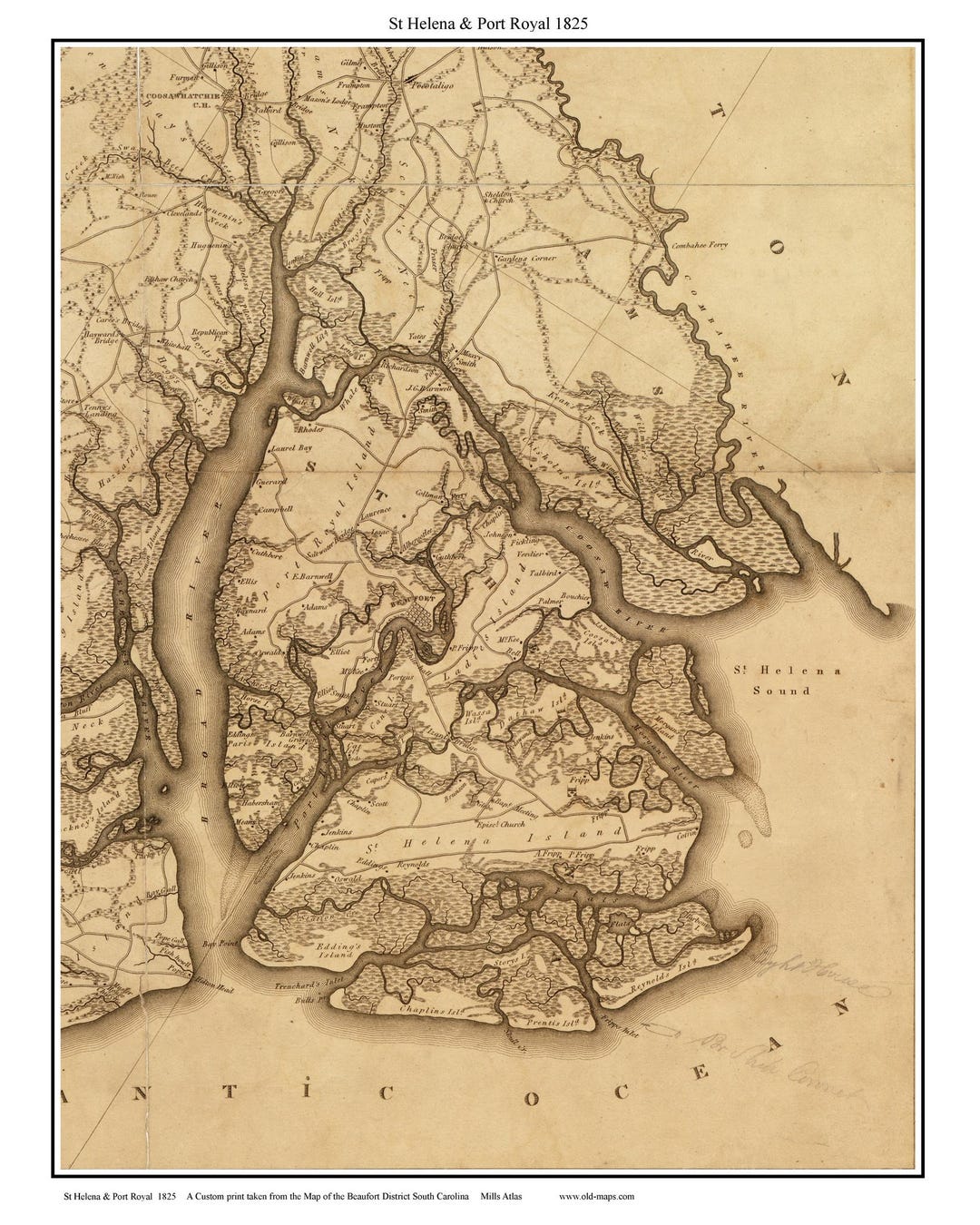 St Helena & Port Royal Area 1825 - Custom -south Carolina - Homeowner ...