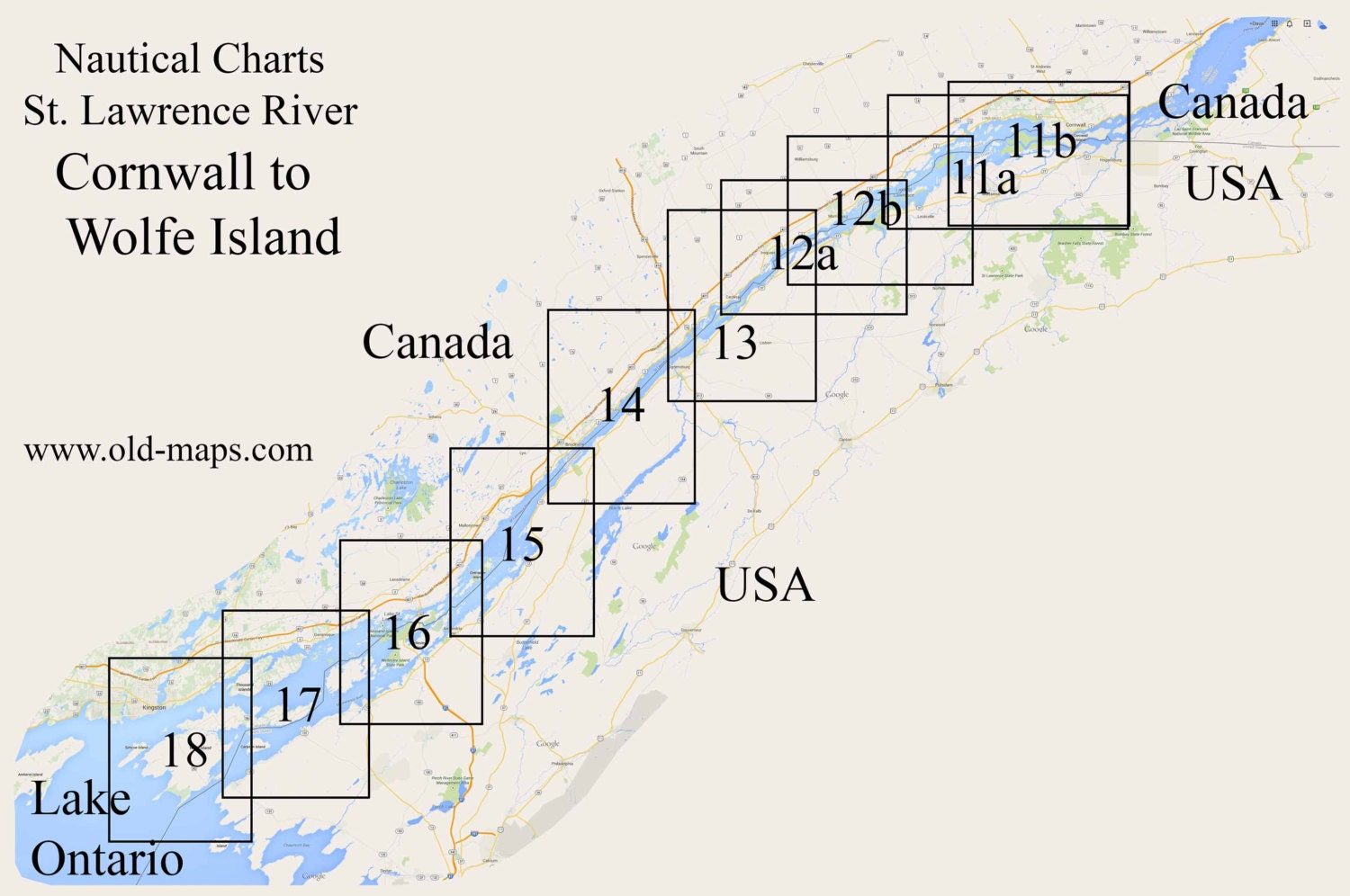St Lawrence River Bartlett Point to Cape Vincent Gananoque | Etsy