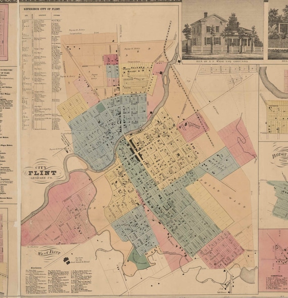 Map Of Genesee County Michigan
