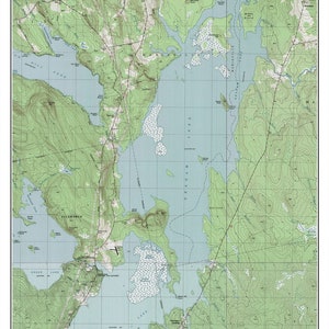 Graham Lake 1981 Topographic Map USGS 7x7 Custom Composite Reprint ...