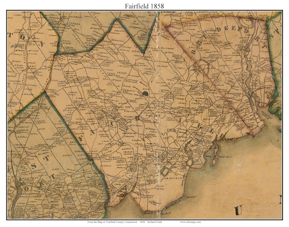Town Of Fairfield Ct Map
