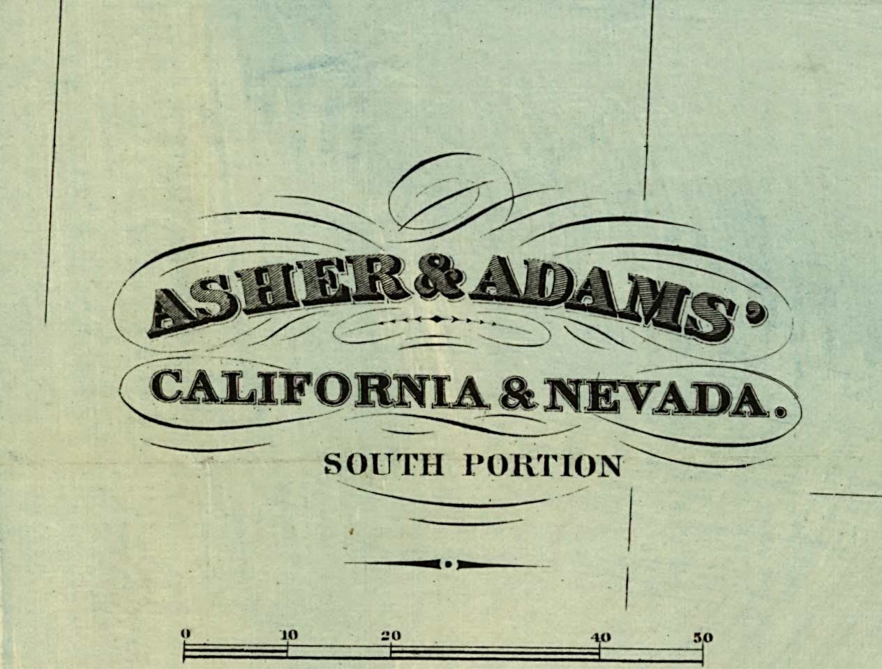 California 1874 Map Asher and Adams Reprint State - Etsy