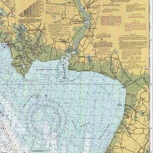 Delaware Bay - 1987 Nautical Map Reprint - New Jersey & Delaware ...