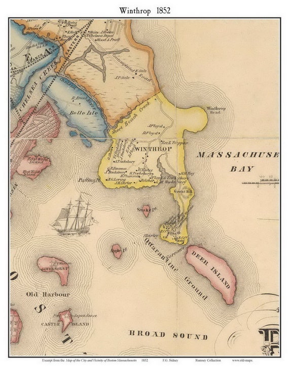 Map Winthrop Ma