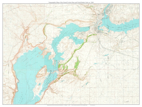 Grand Coulee Dam Map