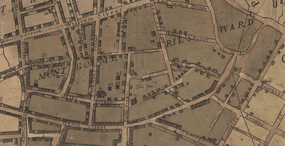 New York City Old Map 1755 Maerschaick From Early Survey - Etsy