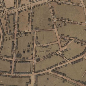 New York City Old Map 1755 Maerschaick - From Early Survey Reprint NYC ...