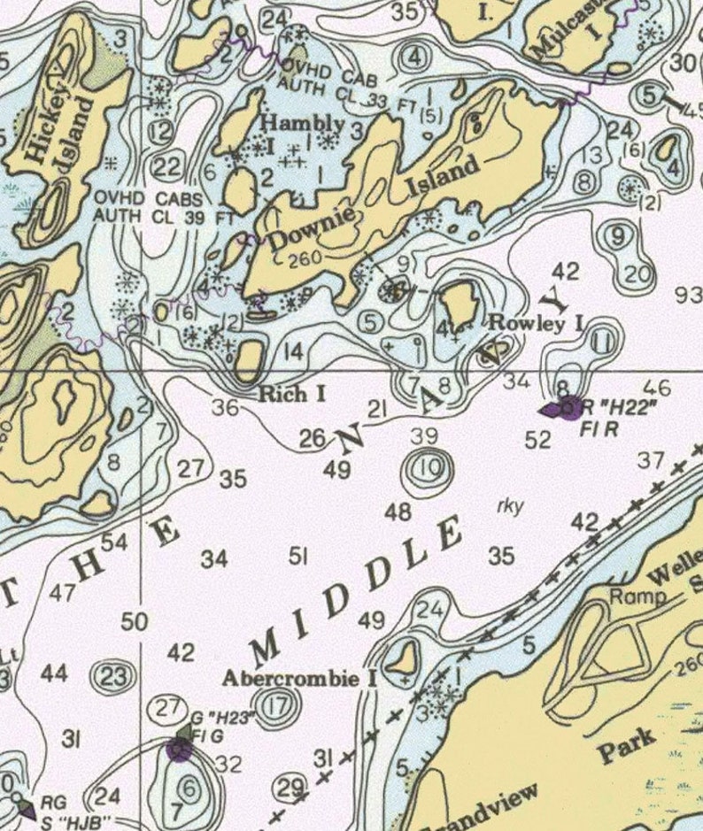 St Lawrence River Grenadier Island to Bartlett Point, Clayton ...
