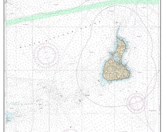 Nautical Map Point Judith - Etsy