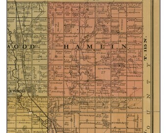 Hamlin Sd Map - Etsy