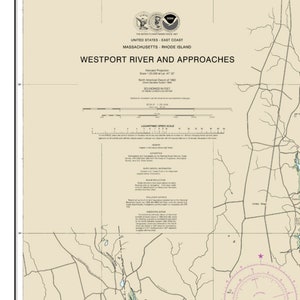 Westport River and Approaches 2013 Massachusetts - Nautical Map ...