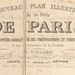 Old Map of Paris 1858 France - Walled City and Outlying Forts -- Street ...