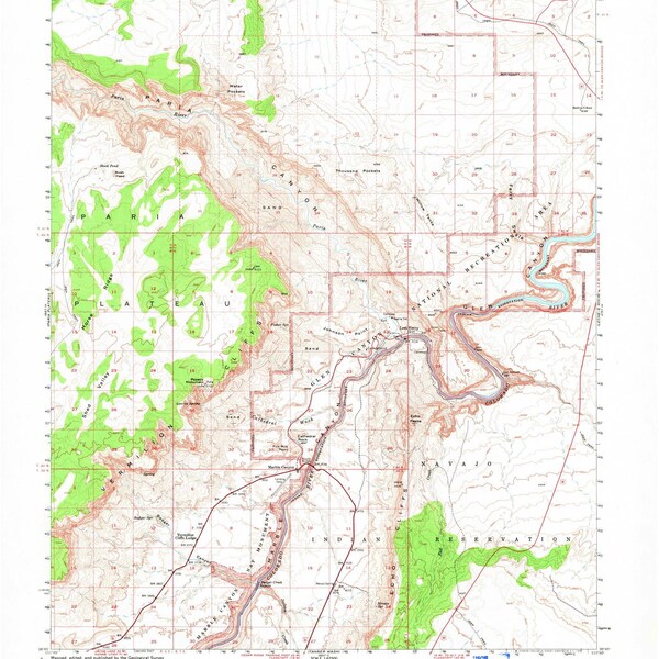 Canyon Ferry Map - Etsy
