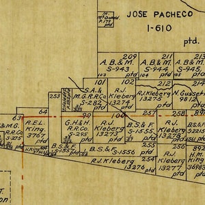 Kleberg County, Texas 1913 Old Wall Map With Lot Lines General Land ...