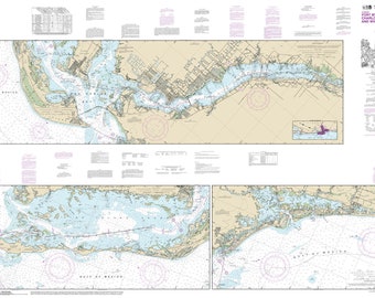 Charlotte Harbor Nautical Map - Etsy