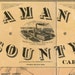 Alamance County North Carolina 1893 Old Wall Map With - Etsy
