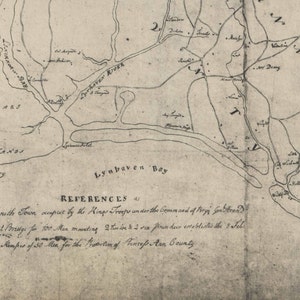 Princess Ann County Virginia 1780 Old Wall Map With Homeowner Names ...