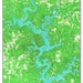 Norfork Lake 1965 USGS Old Topo Map Custom Composite Reprint - Etsy