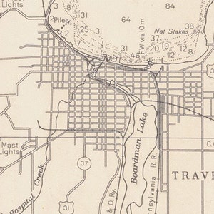 Grand Traverse Bay to Little Traverse Bay - 1947 Lake Michigan ...