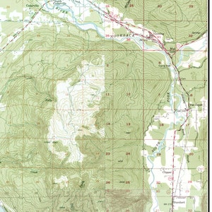 Lake Whatcom - Ca. 1954 - USGS Old Topographic Map Custom Composite ...