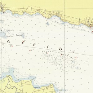 Oneida Lake 1956a NY Nautical Map Reprint - Great Lakes NY #3 - 184 - Etsy