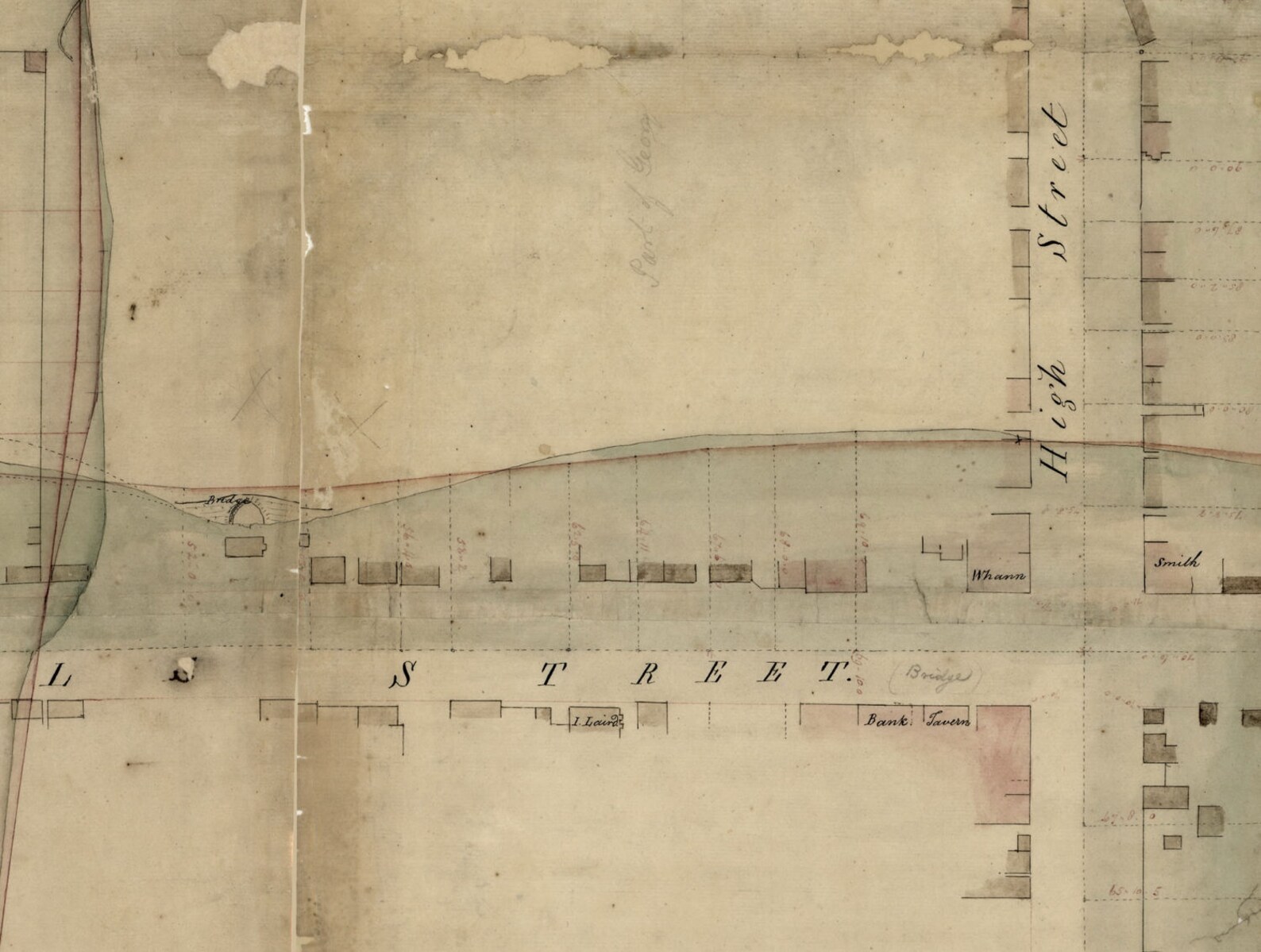 Early Map of Georgetown 1799 Washington DC Old Map Reprint | Etsy
