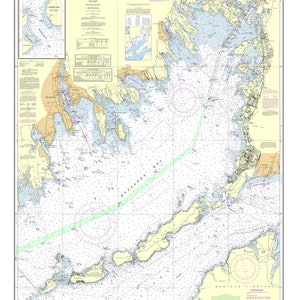 Buzzards Bay, Massachusetts - Naushon Island New Bedord 2013 Nautical ...