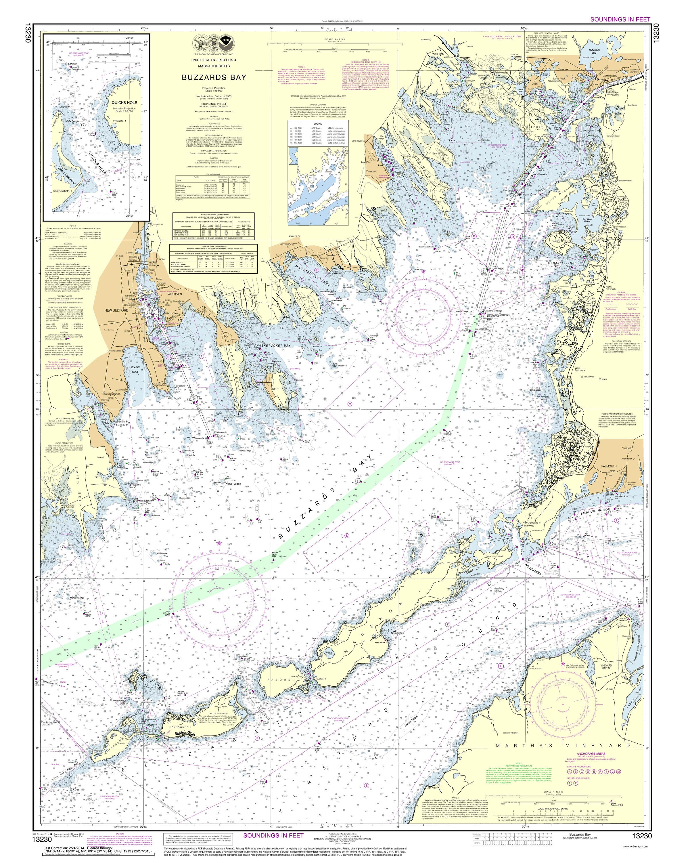 Buzzards Bay Chart