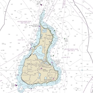 Block Island Sound and Approaches -rhode Island 2014 - Nautical Map ...