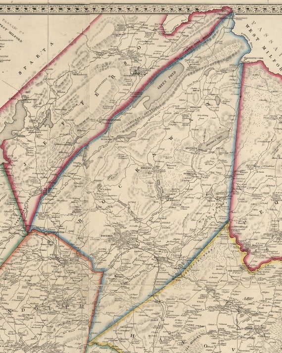 Town Of Union County Nj Map With Names New Jersey Towns Among The Top