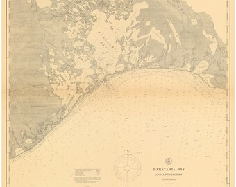 Barataria Bay Chart | Etsy