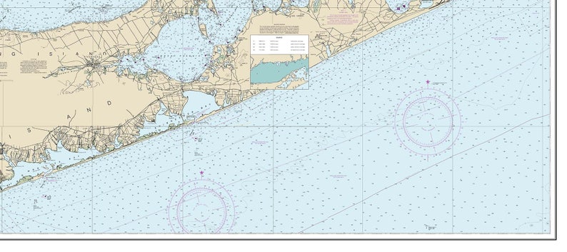 Long Island Sound (blue Water) - 2017 Nautical Map Connecticut - New ...