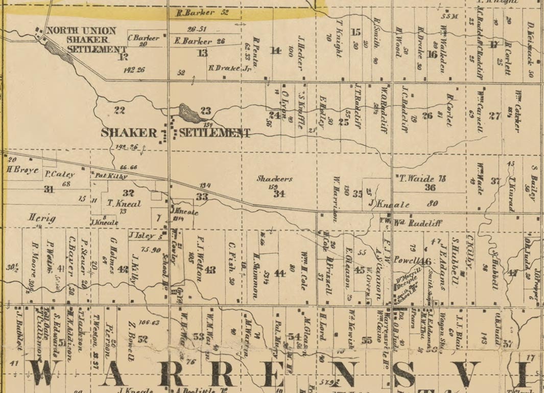 Cuyahoga County Ohio 1858 Old Wall Map Reprint With - Etsy