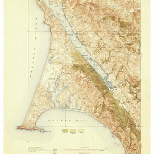 Point Reyes 1918 Old Topo Map - an Edited Reprint of the Original Quad ...