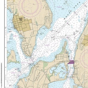 Mount Hope Bay, RI 2013 Nautical Map - Reprint Harbors 353 - 13226 Fall ...