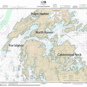 Fox Islands Thoroughfare 2014 Calderwood Neck North Haven Pulpit Harbor ...